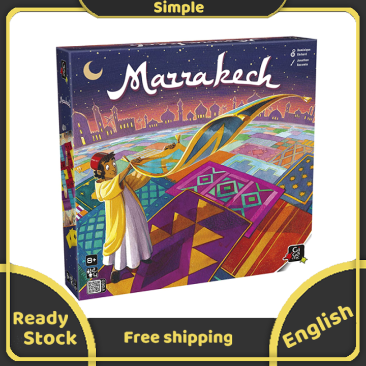 Marrakech Board Game Strategy Game for Families Ages 8+ English Version ...