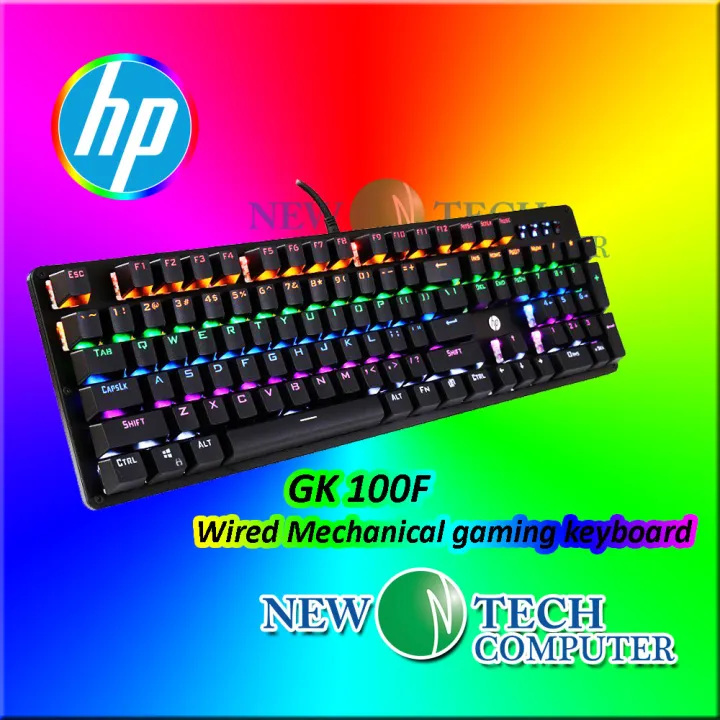HP GK100F Real Mechanical Keyboard Gaming Blue Switch GK100 F | Lazada