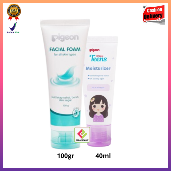 Paket 2 in 1 PIGEON Teens ( Facial Foam For All Skin Types ...