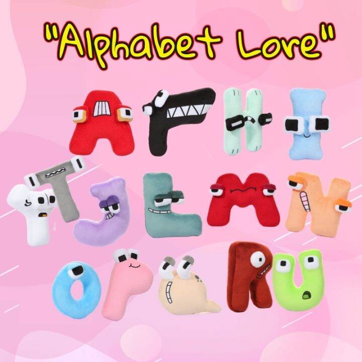 🔥In Stock!🔥AIXINI 26PCS Alphabets Alphabet Lore Plush Toy Alphabet Lore Stuffed Animal Peluches ...