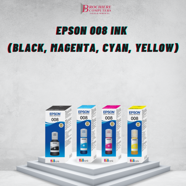 Epson 008 Ink (Black, Magenta, Cyan, Yellow) | Lazada PH