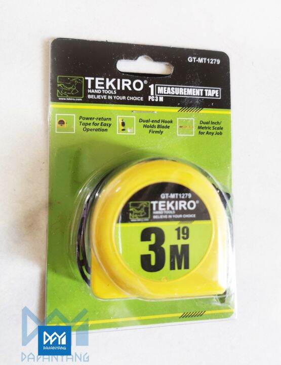 Meteran 3M Merk TEKIRO Japan Quality Measurement Tape Tekiro 3 M GT ...