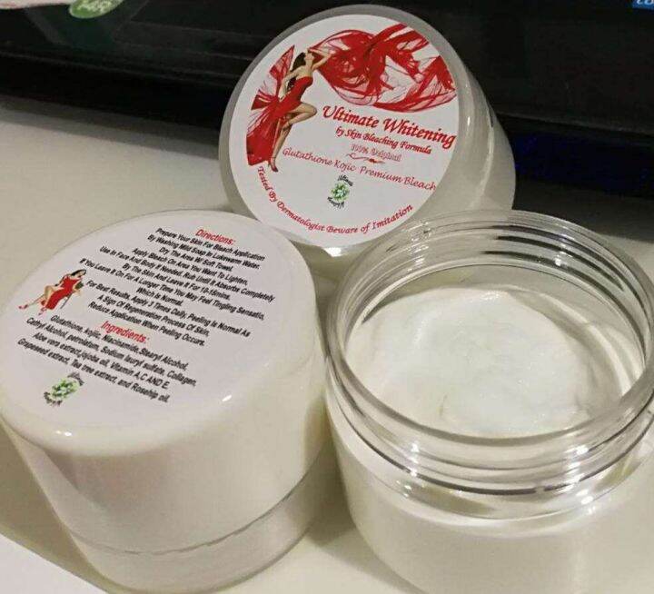 Ultimate Whitening Glutathione Kojic Premium Body Bleaching Cream 100g ...