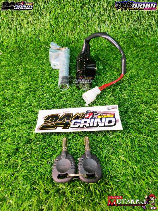 MUTARRU ANTI-THEFT KEY IGNITION SWITCH SET HONDA XRM 125 2 PINS FLOWER ...