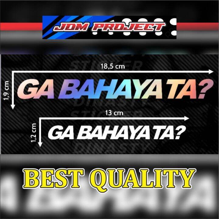 Stiker Viral STICKER STIKER CUTTING VIRAL GA BAHAYA TA? | Lazada Indonesia