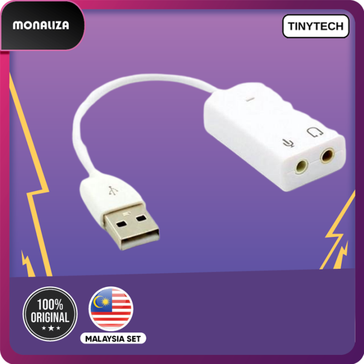 Tinytech USB to 3D Sound Dongle | Lazada Tinytech USB to 3D Sound Dongle | Lazada