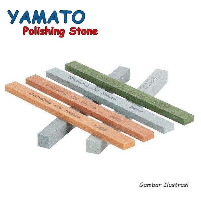 Oil Stone 3x13x100 YAMATO YHB-T Sharpener Batu Poles Gosok Polishing ...