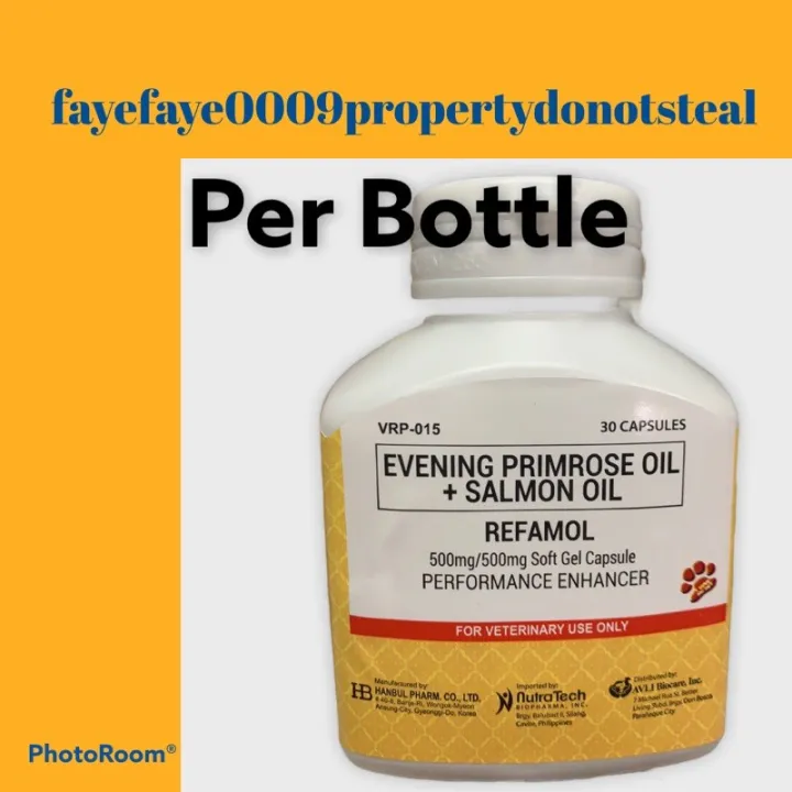 Refamol Evening primrose oil - salmon oil 30 capsules | Lazada PH