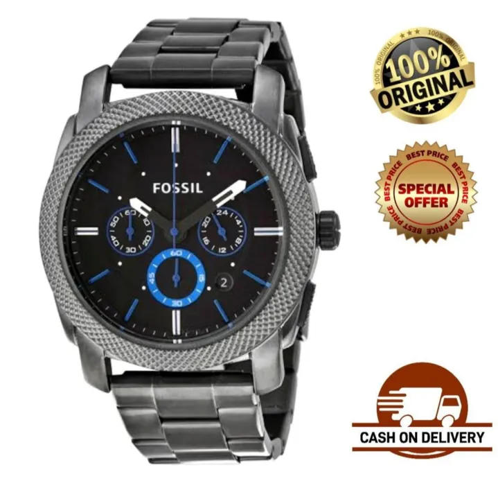 New Original Fossil FS4931 | FS4552 | FS4662 Machine Chronograph Gold ...