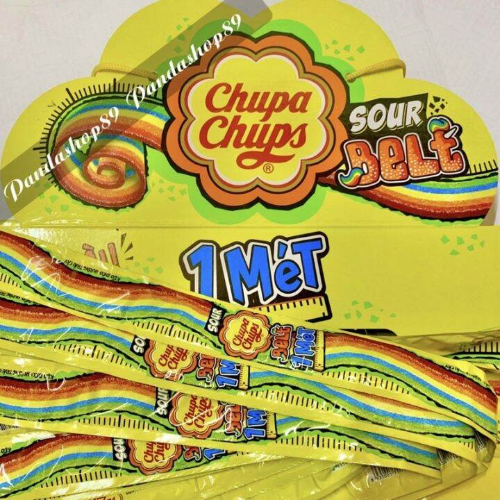 Kẹo dẻo cầu vồng Chupa Chups hương trái cây 1m siêu dài (gói 55g ...