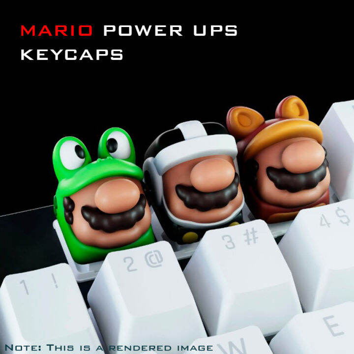 ACE KEYCAPS PH - Super Mario Powerups Hammer Tanooki Frog Suit Mario ...