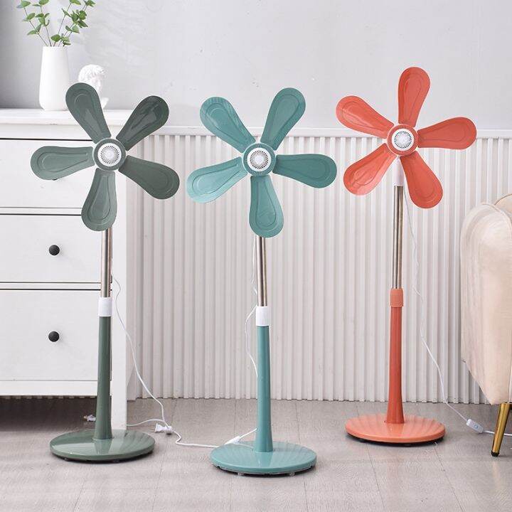 Round Stand Fan Portable Electric Fan Stand Fan Adjustable Standard ...