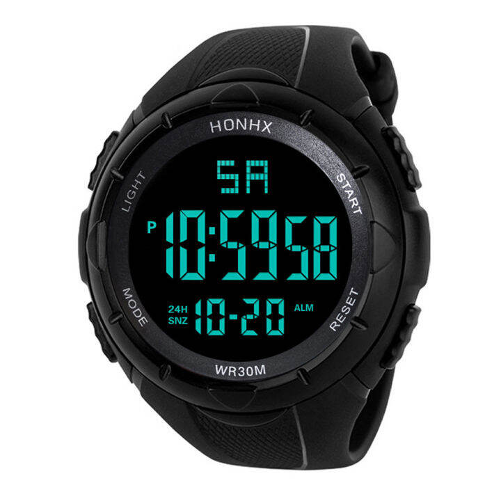 Honhx 2023 men multi functional electronic watch mens sportsdigital ...