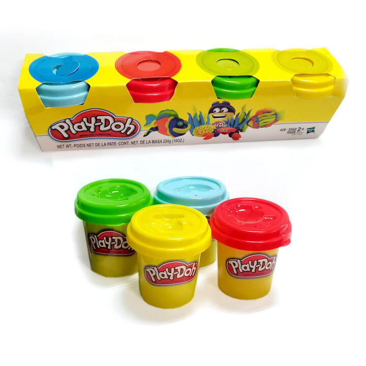 Play-Doh Clay Dough 4pcs Amazing Starter Pack Underwater Assorted Color ...