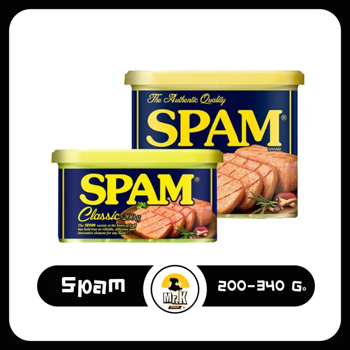 แฮมกระป๋อง สำเร็จรูป Spam Ham อาหารสุดฮิตของเกาหลี แฮม ขนาด 200 กเรัม ...
