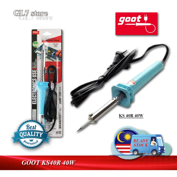 ORIGINAL GOOT SOLDERING IRON KS40R 40W MAKE IN JAPAN ALAT PEMATERI ...