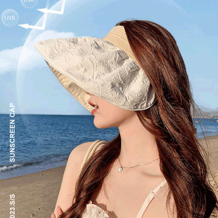 Lonice Store French shell sun visor hat | Lazada PH