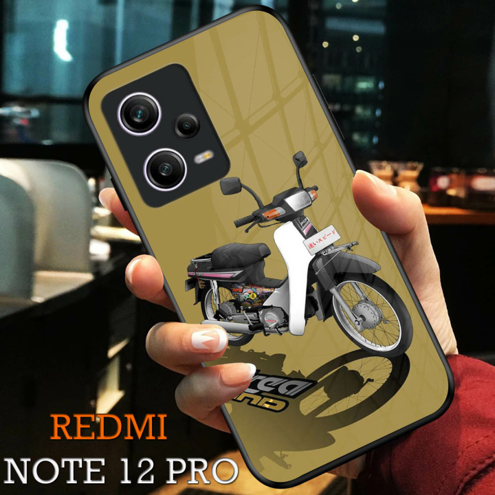 Softcase Glass Kaca Acrilik Bagus Xiaomi Redmi Note 12 Pro 2023 Terbaru ...