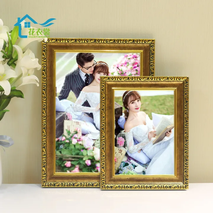 Wedding photo frame set up on the wall 5 6 8 7 inch 7 creative bracket ...