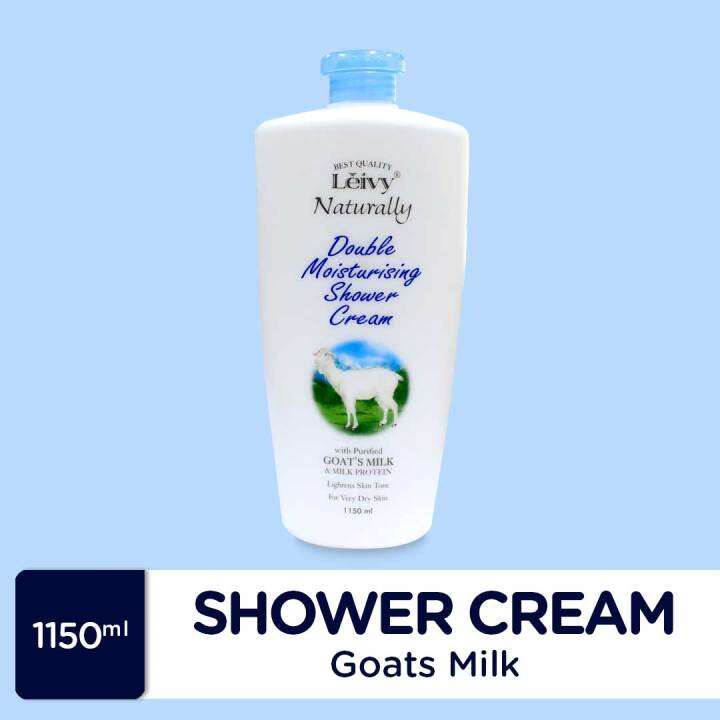 Leivy Shower Cream Goats Milk - 1150ml Cap | Lazada Indonesia