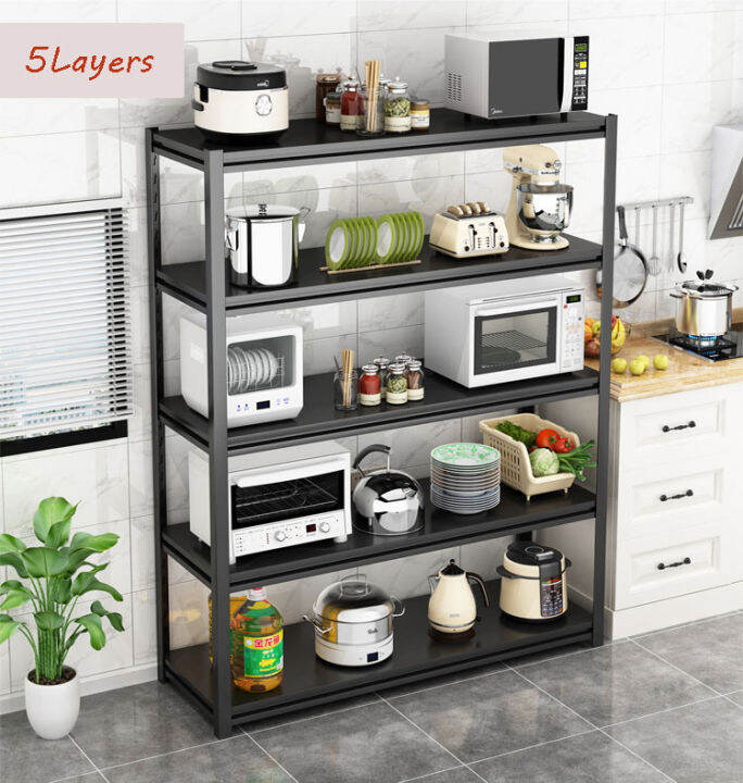 100KG per Layer Heavy Duty Shelf Storage Rack Storage Display Rack 4/5 ...