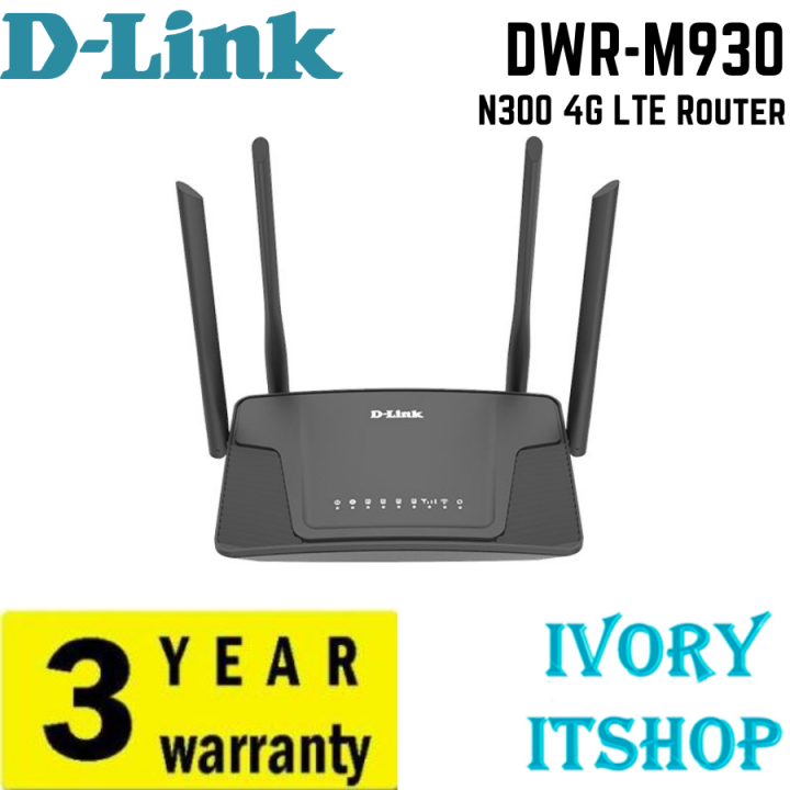 D-Link DWR-M930 N300 4G LTE Router DWR-M930/ivoryitshop | Lazada.co.th
