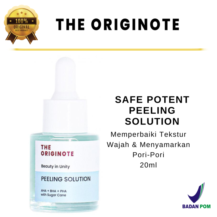 The Originote Peeling Solution Serum Eksfoliasi Wajah Dan Mengangkat ...