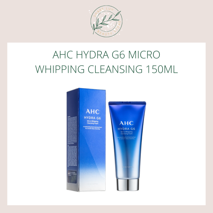[Ready Stock] AHC Hydra G6 Micro Whipping Cleansing Foam 150ml / G6超越水保湿洗面奶 | Lazada