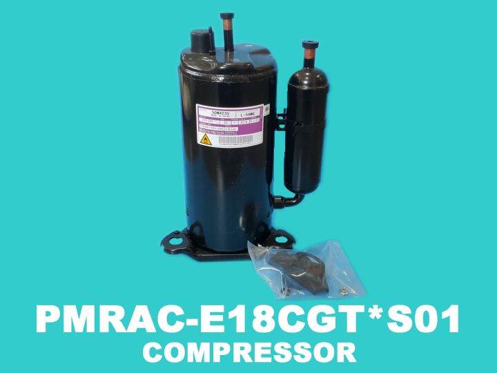 คอมเพรสเซอร์ COMPRESSOR ยี่ห้อ Hitachi อะไหล่แท้ พาร์ท PMRAC-E18CGT*S01 ...