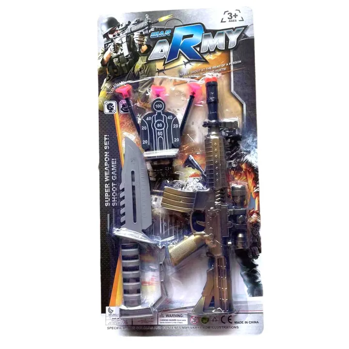 War Army Fire Power Soft Bullet Gun-1985-2B | Lazada PH