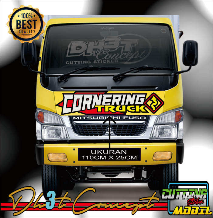 STICKER TRUCK CANTER KABIN CORNERING TRUCK CUTTING STICKER TRUCK KEREN ...