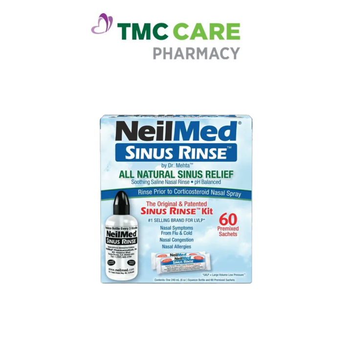 NEILMED SINUS RINSE KIT WITH 60 SACHETS(ADULT) | Lazada