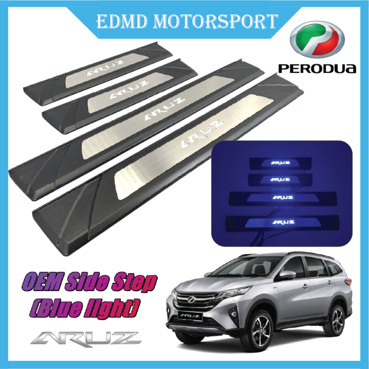 Perodua aruz bumper guard front rear set Front have day light Rear only ...
