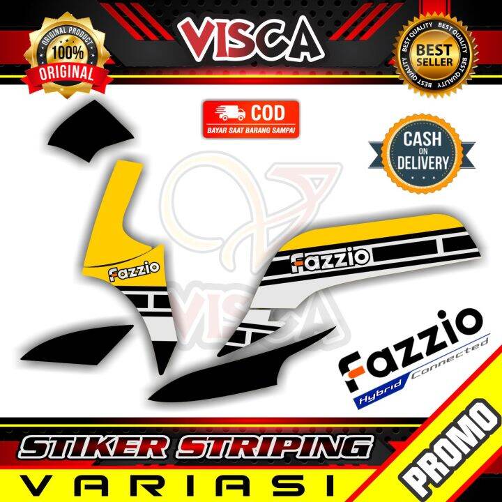 Stiker Striping Yamaha Fazzio Variasi Racer 2 02 | Lazada Indonesia