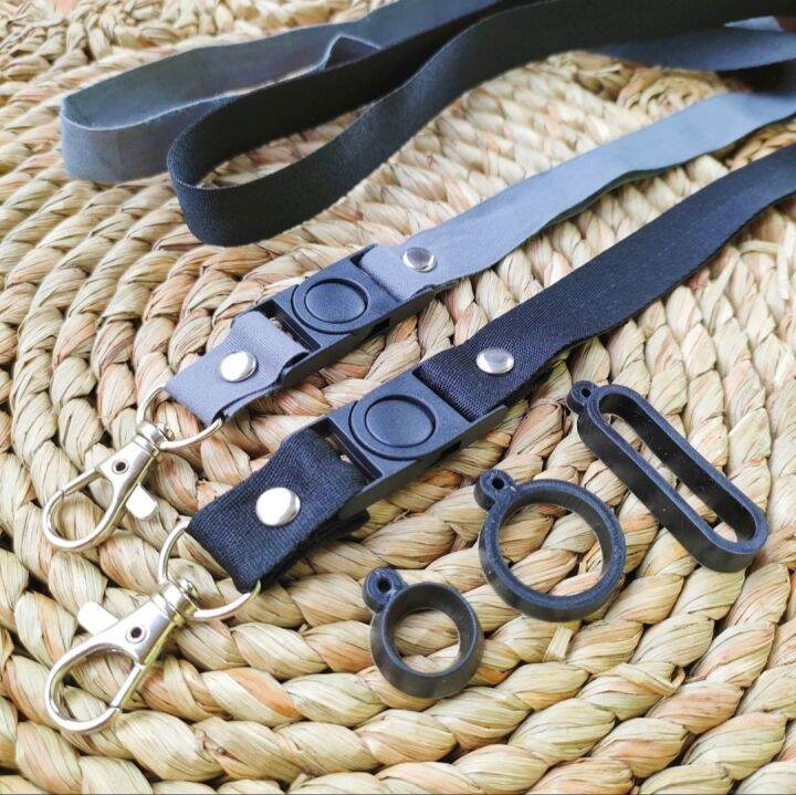 Tali Lanyard Stopper 1,5cm Polos Free 3 Ukuran Karet Lanyar 13mm 20mm ...