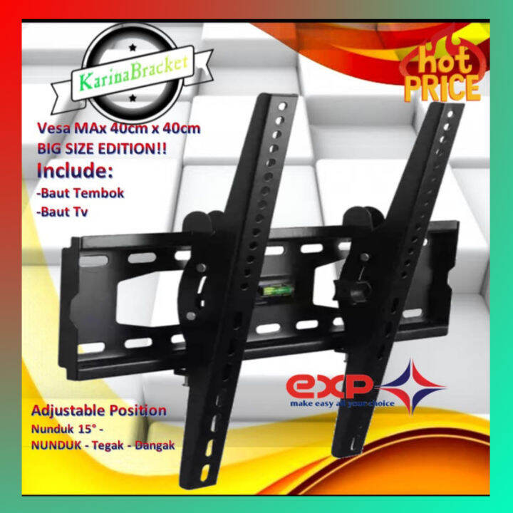 Bracket TV LED LG 42 inch 43 45 47 49 50 52 53 55 inch BRACKET TV MURAH ...