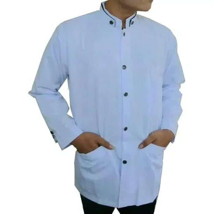 Baju Jasko Jas Koko Putih Polos Pria Dewasa | Lazada Indonesia