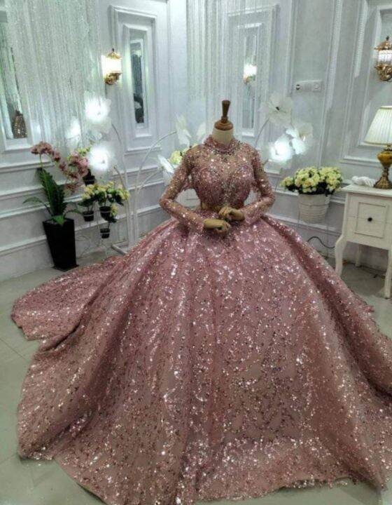 wps collection - gaun pengantin premium- gaun pengantin full payrt ...