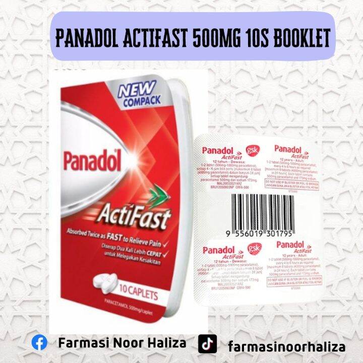 PANADOL ACTIFAST COMPACK 10S | Lazada