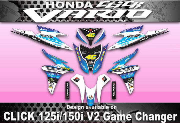Honda Click 125 Decals VERSION 1 | Lazada PH