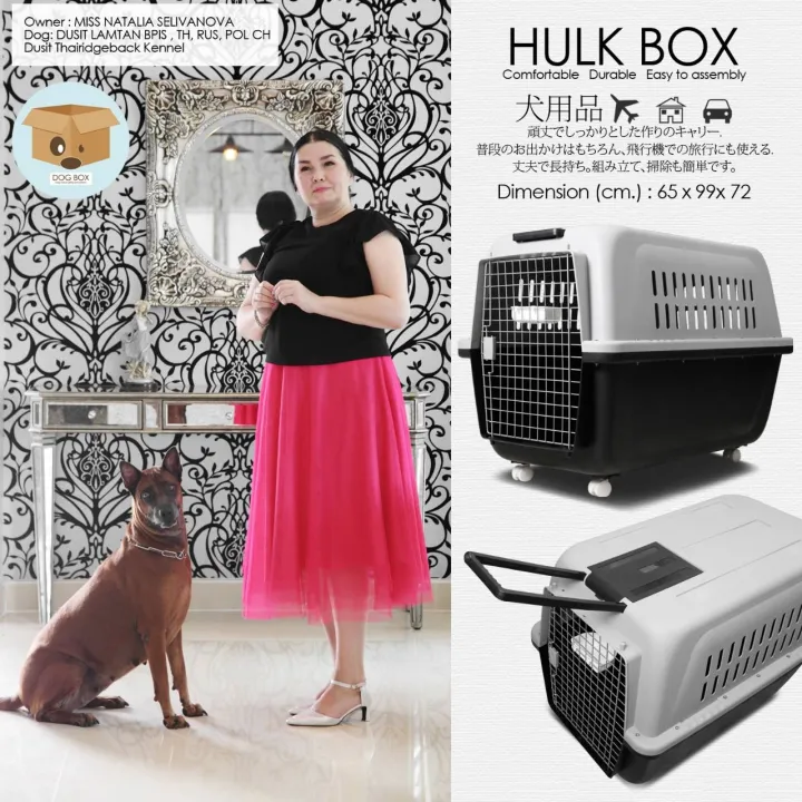 DOG BOX (ก*ย*ส) 65cm.*99cm.*72cm. บล๊อกใส่สุนัข บล็อค#5 บล๊อกสำหรับ ...
