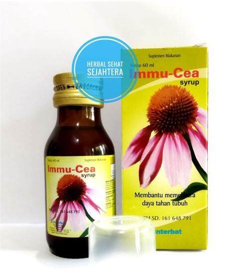 Immucea / immu cea sirup 60ml / immu-cea Syrup 60 ML daya tahan tubuh - Interbat | Lazada Indonesia