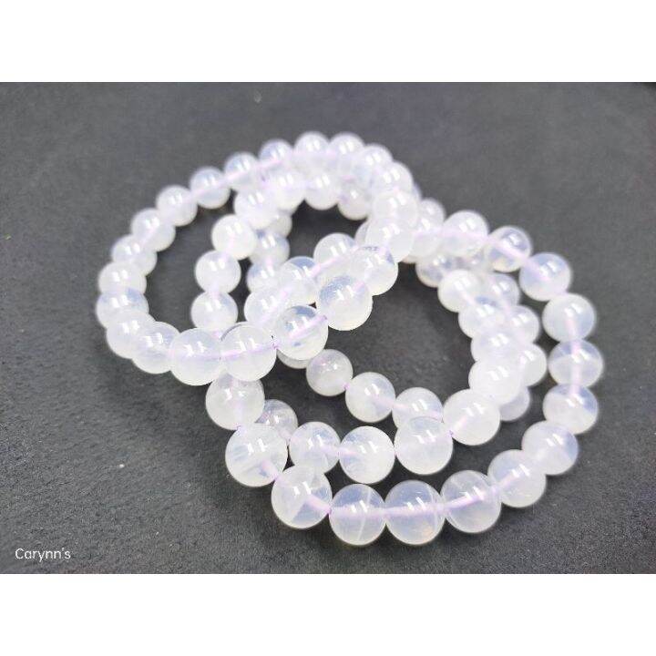 Natural scorolite crystal bracelet 天然紫玉晶水晶手串 | Lazada