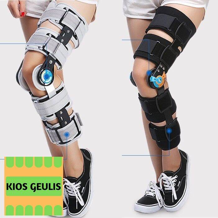 Knee Brace Post Op Deker Penyangga Lutut Terapi Latihan Jalan Paska ...