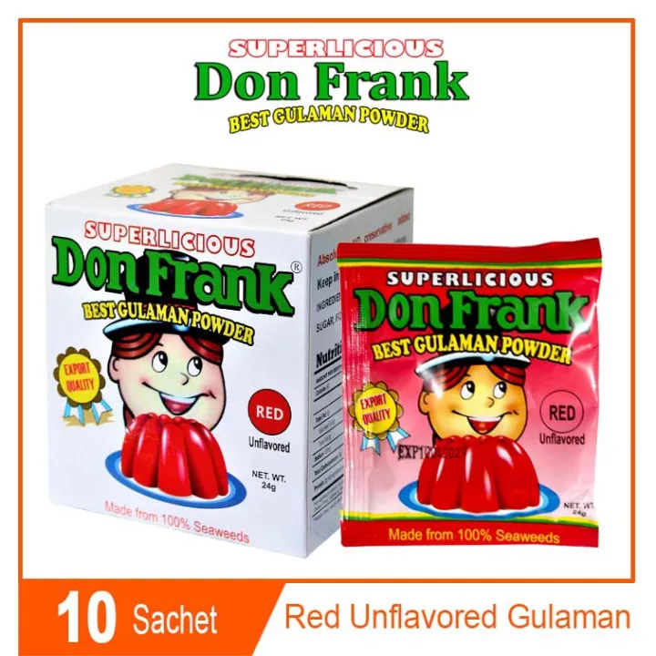 Don Frank Gulaman Red Color 1 inner box | Lazada PH
