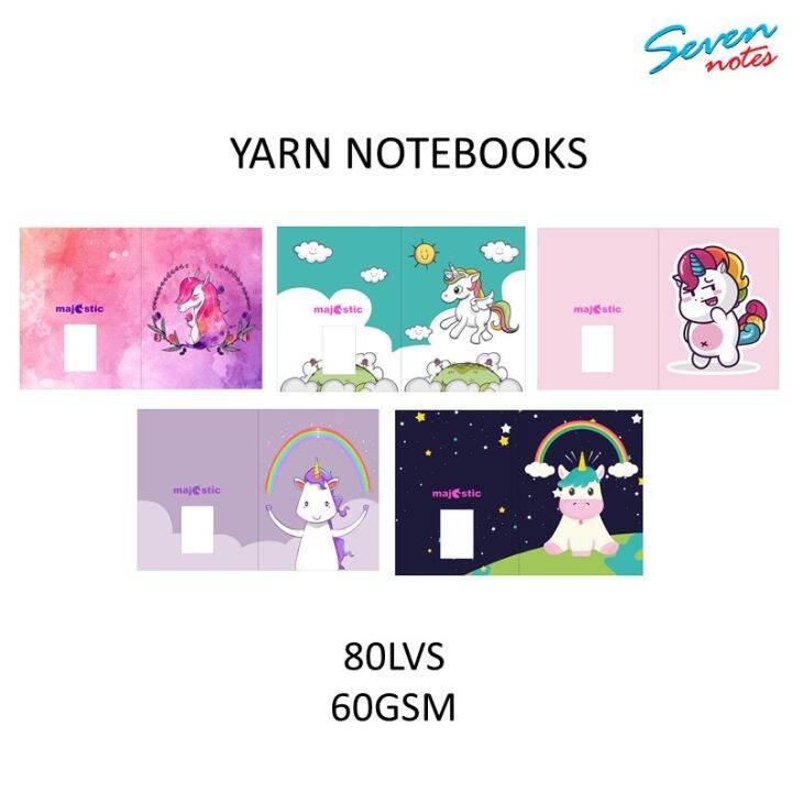 Seven Notes Yarn Notebooks 5's with Titus Quick Dry Gel 2's (Black ...