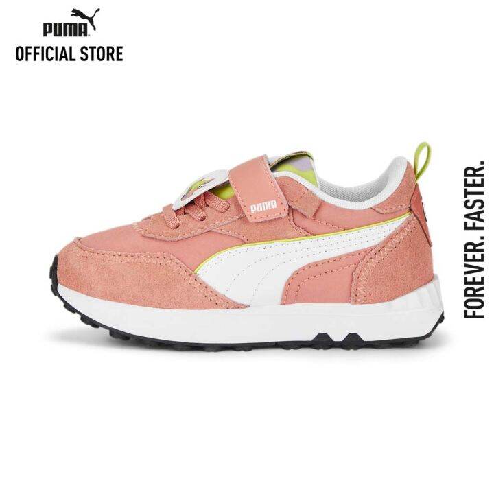 PUMA KIDS - รองเท้าผ้าใบ PUMA x SPONGEBOB Rider FV Kids สีชมพู - FTW ...