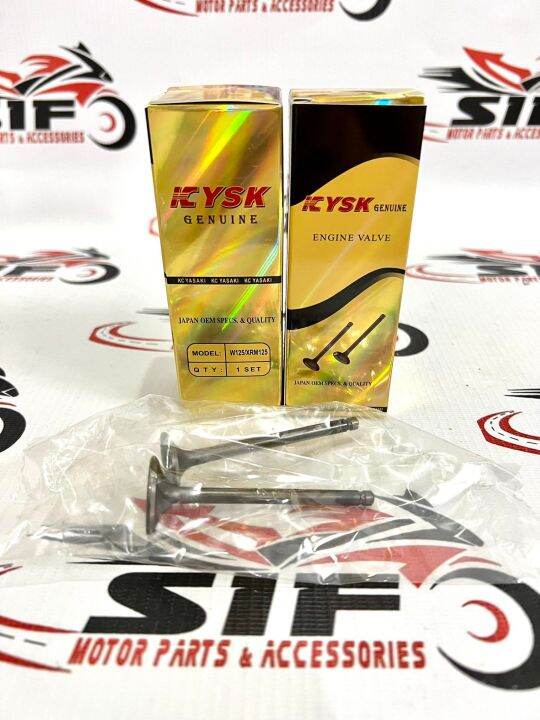 SIF ENGINE VALVE / INTAKE & EXHAUST VALVE HONDA WAVE 125 / XRM 125 YSK ...