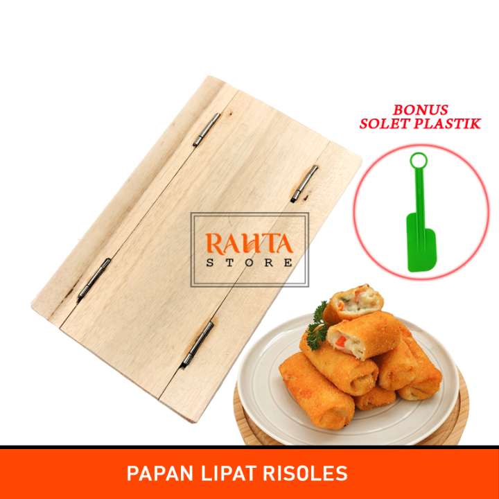 KT84-Alat Lipat Risoles Bonus Solet Plastik/Papan Lipat Risol/cetakan ...