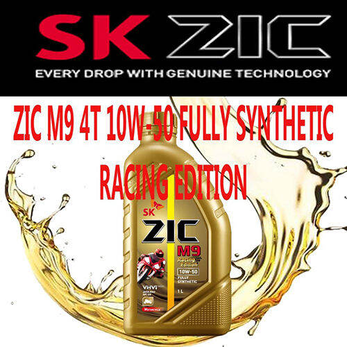 SK ZIC M9 4T 10W-50 Racing Edition Fully Synthetic Motorcycle Engine ...
